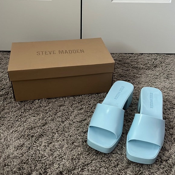 Steve Madden | Shoes | Steve Madden Harlin Jelly Block Sandals | Poshmark